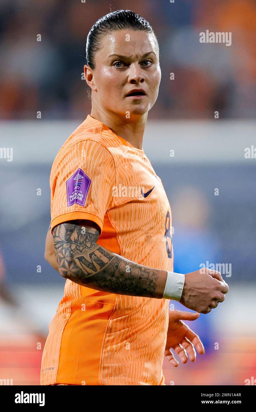 HEERENVEEN, NETHERLANDS - FEBRUARY 28: Sherida Spitse (Netherlands ...