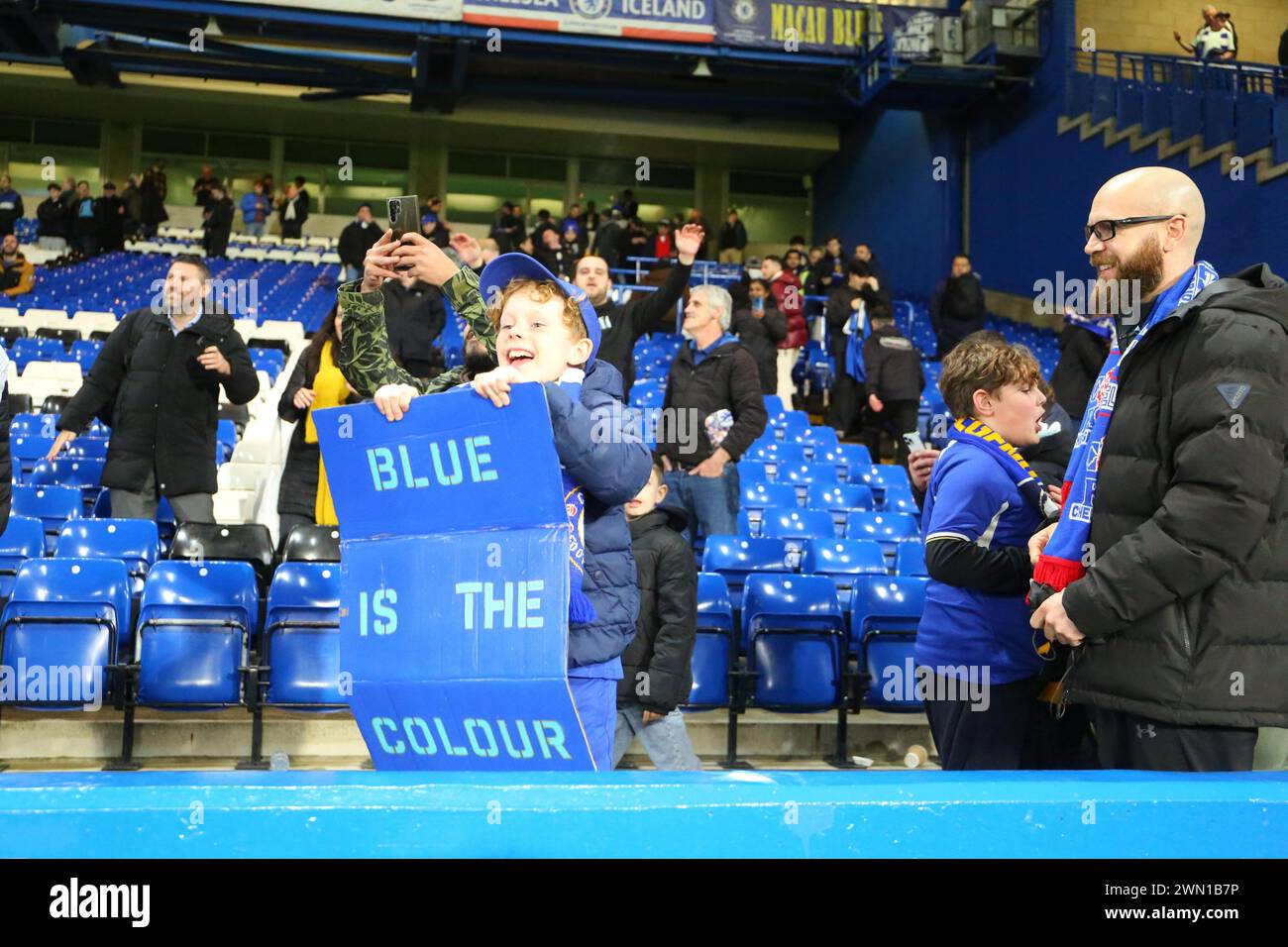 28th February 2024; Stamford Bridge, Chelsea, London, England: FA Cup ...