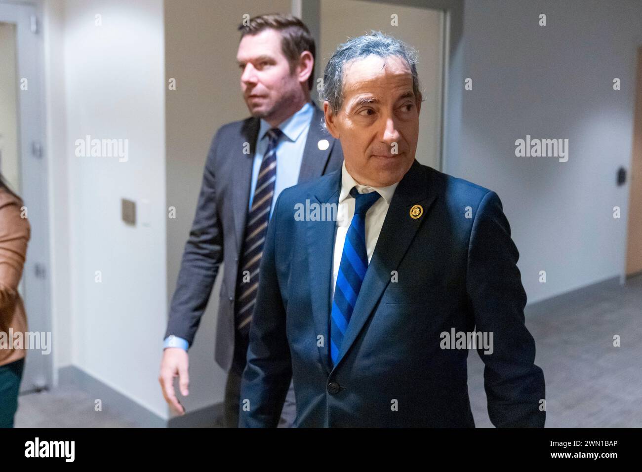 Rep. Eric Swalwell, D-Calif., left, and Rep. Jamie Raskin, D-Md ...