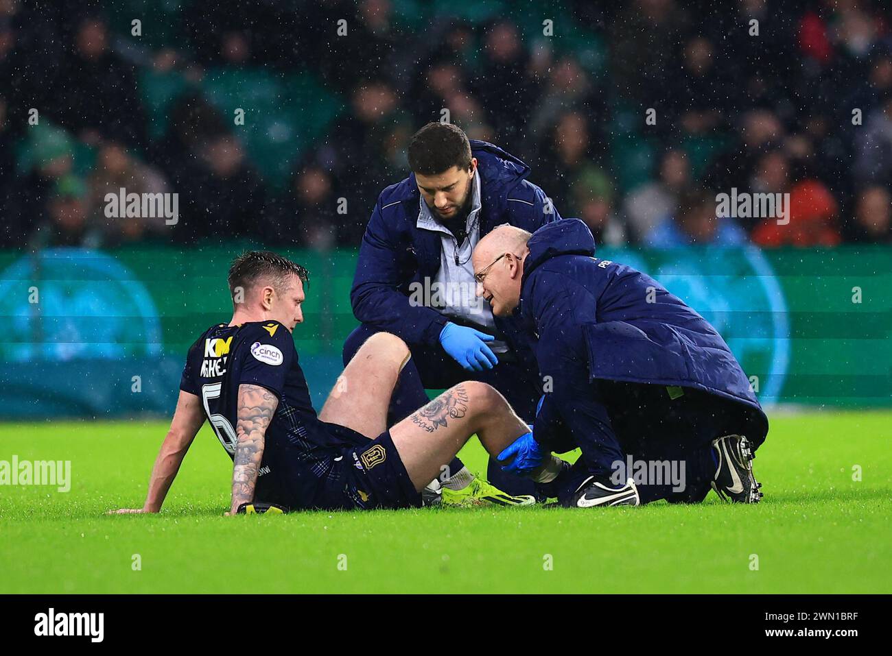 Celtic Park, Glasgow, UK. 28th Feb, 2024. Scottish Premiership Football ...