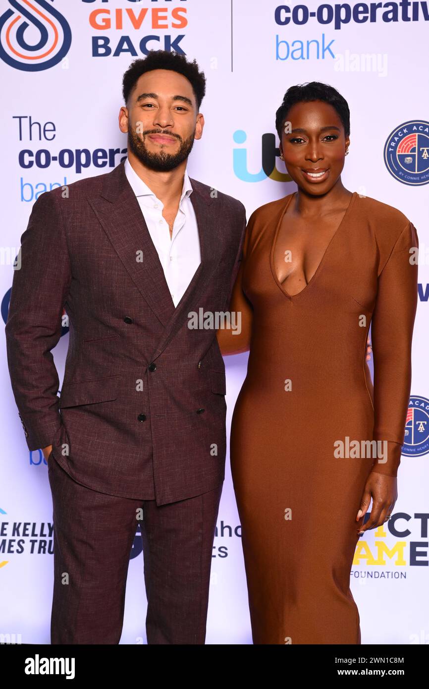 London, UK. 28 February 2023. Josh Denzel and Jeanette Kwakye attending ...