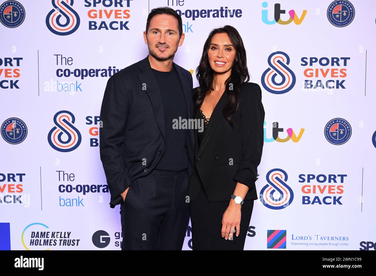 London, UK. 28 February 2023. Frank Lampard and Christine Lampard ...