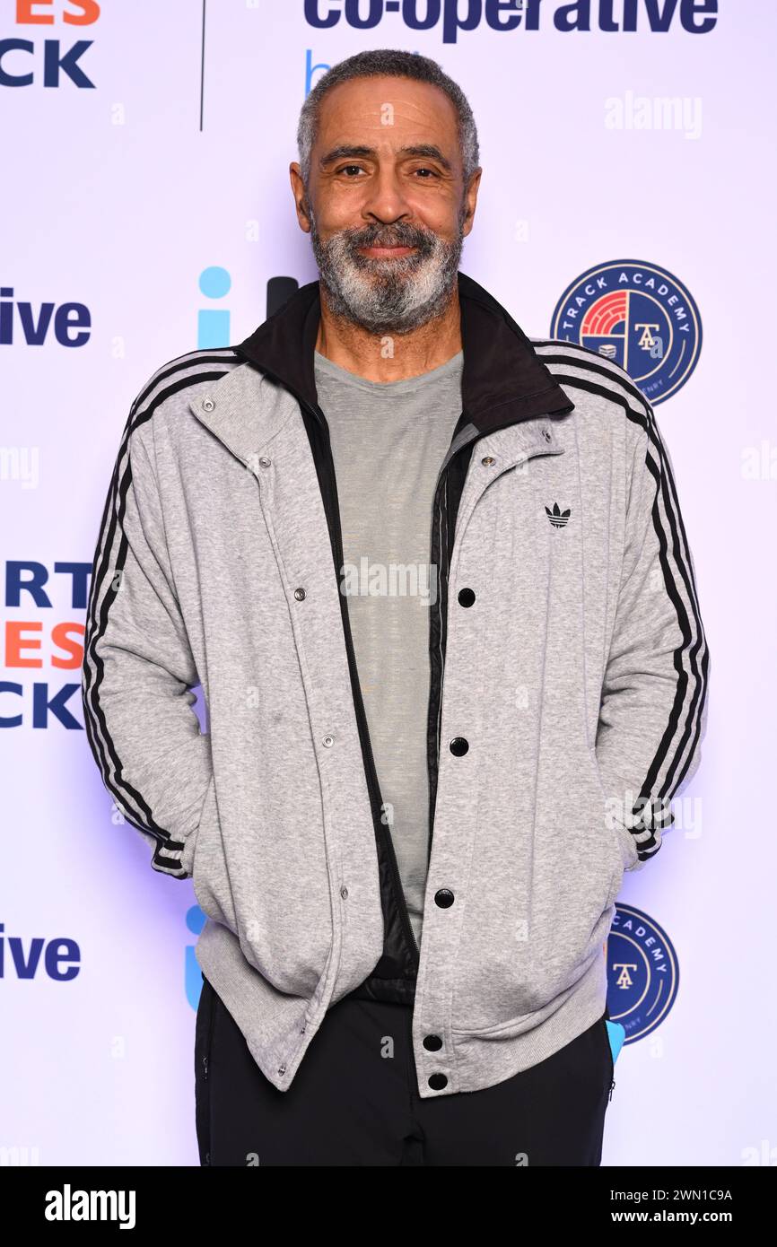 London, UK. 28 February 2023. Daley Thompson attending the Sport Gives ...