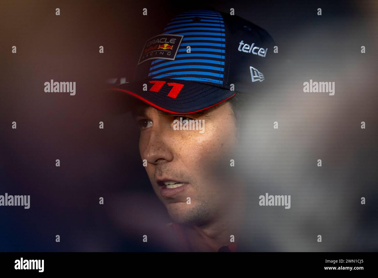 Sakhir, Bahrain, February 28, Sergio Perez, from Mexico competes for ...