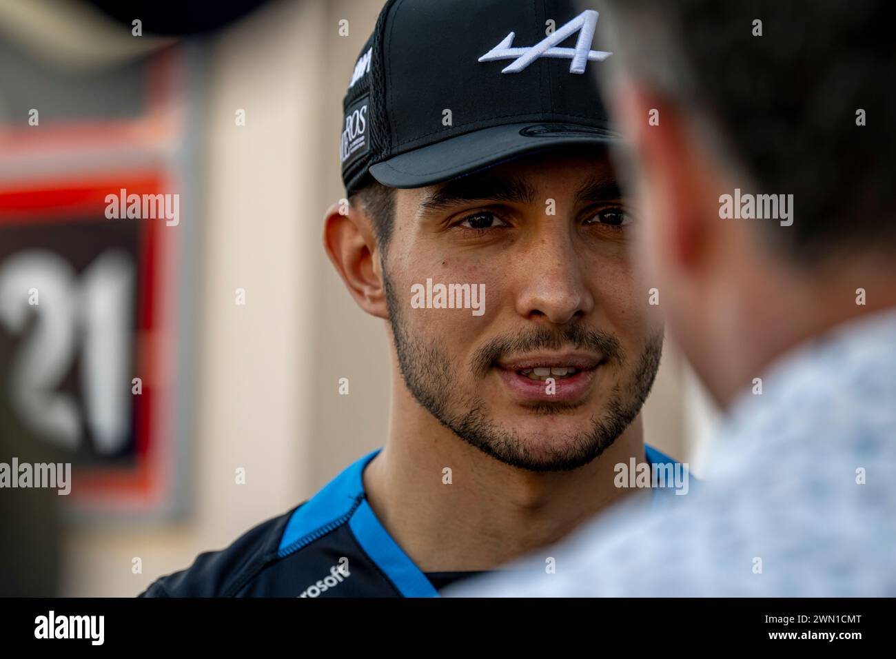 Sakhir, Bahrain, February 28, Esteban Ocon, from France competes for ...