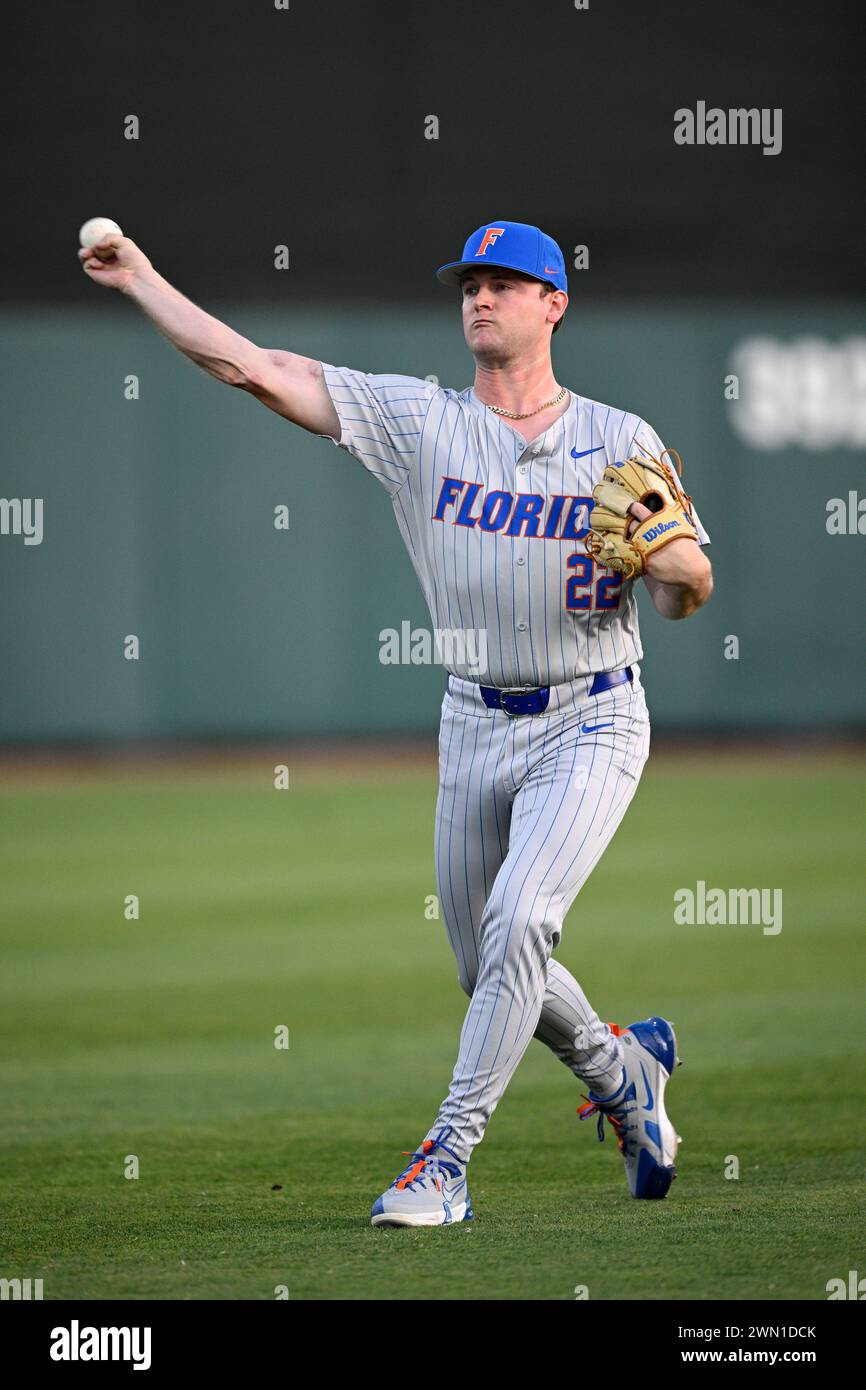 Florida's Brandon Neely (22) before an NCAA college baseball game ...