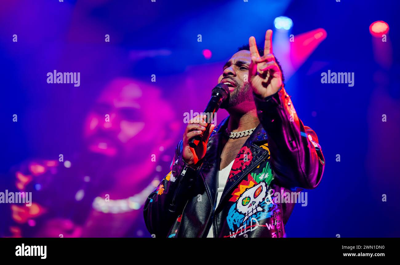 ROTTERDAM - Jason Derulo during a concert in Ahoy. Due to the great ...