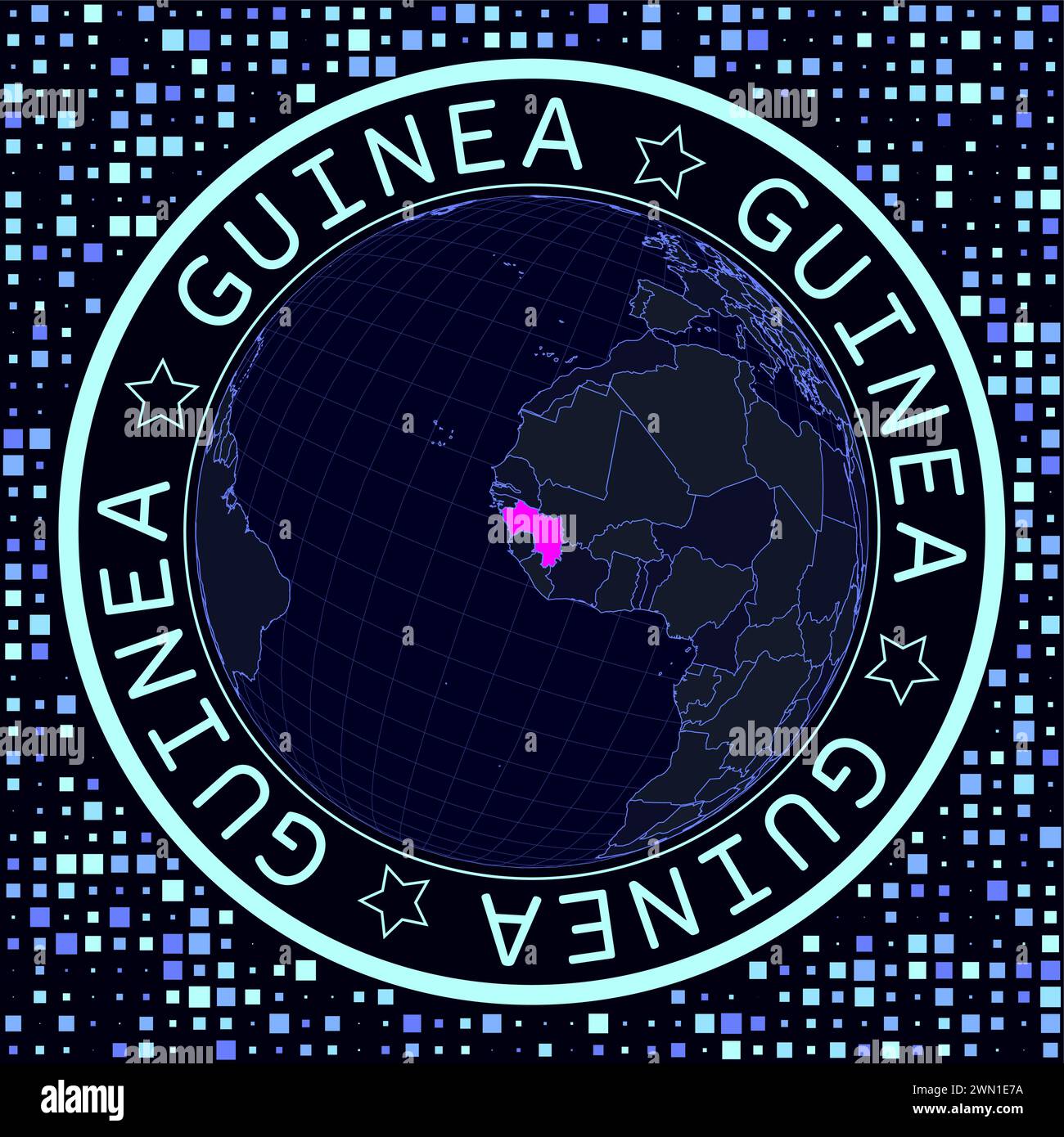 Guinea view Stock Vector Images - Alamy