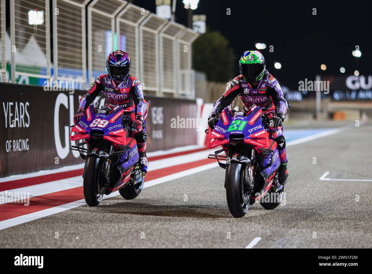Moto GP Prima Pramac Racing presentation with Jorge Martin and Franco ...