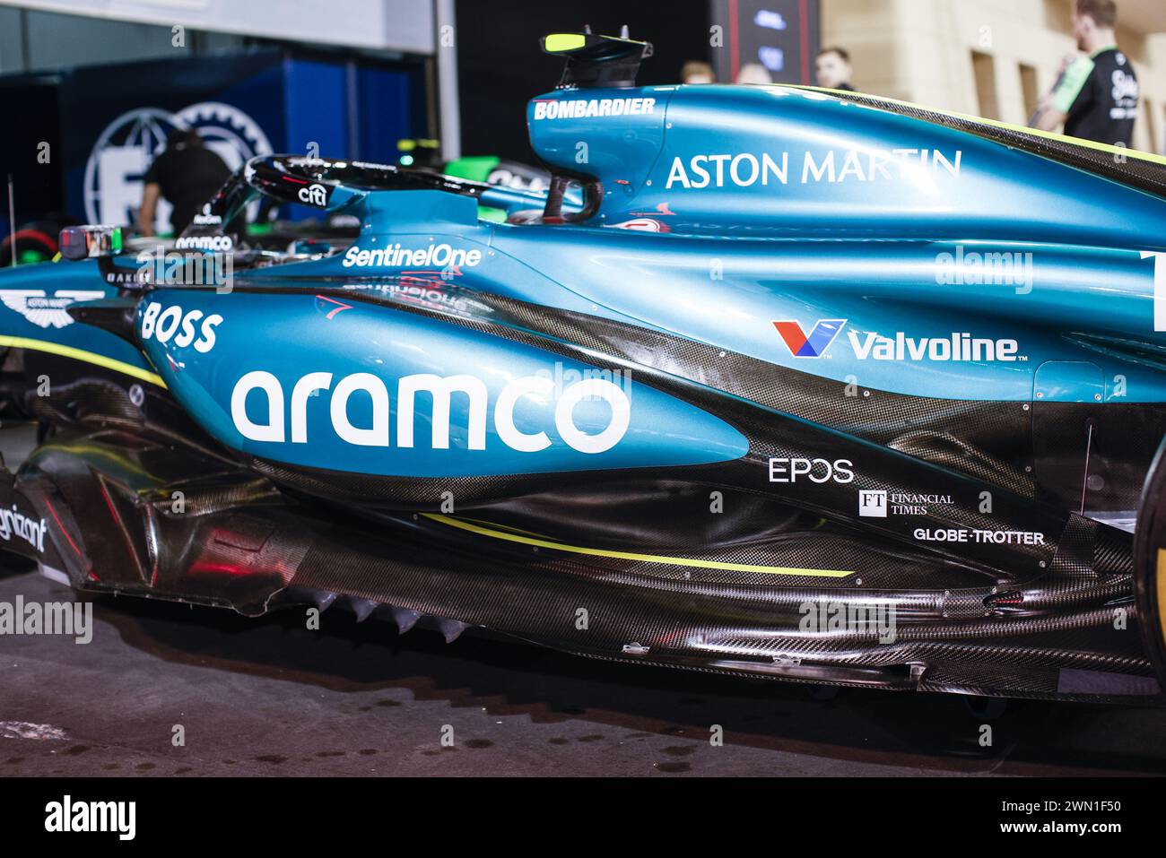 Aston Martin F1 Team AMR23, mechanical detail during the Formula 1 Gulf ...