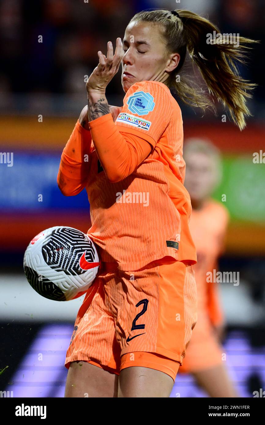 HEERENVEEN - Lynn Wilms of the Dutch team during the UEFA Nations ...