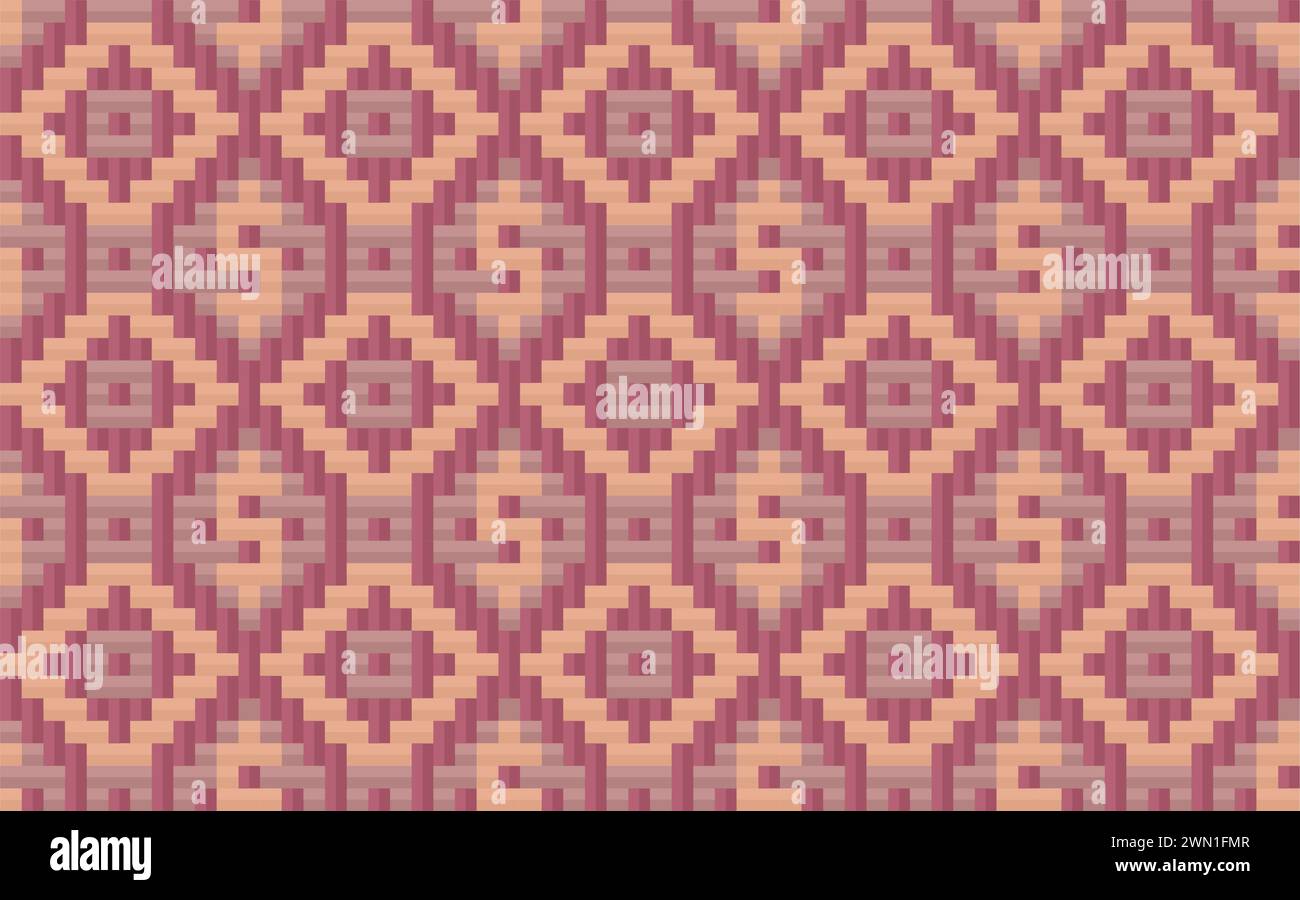 Seamless traditional woven pattern called Anyaman Stock Vector Image ...