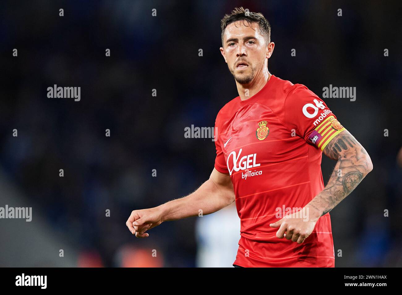 Antonio Jose Raillo of RCD Mallorca looks on during the Copa El Rey ...