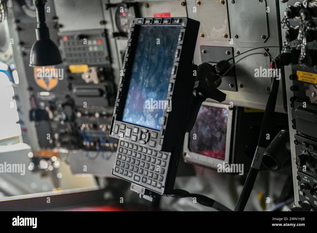 The Real-Time Information in the Cockpit system is displayed during a ...