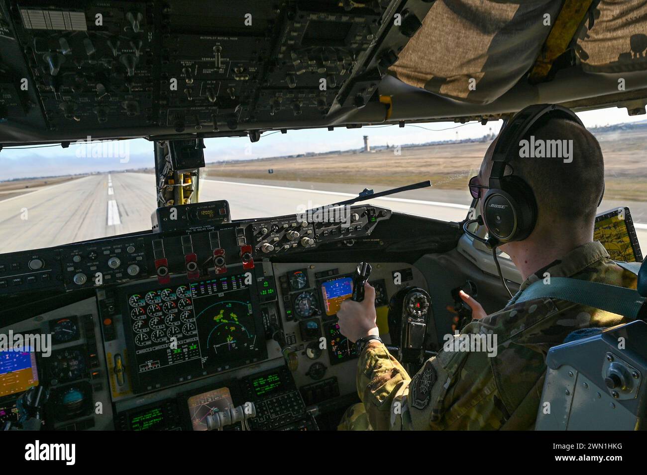 U.S. Air Force 1st. Lt. Bryan Fanning, a KC-135 Stratotanker pilot ...