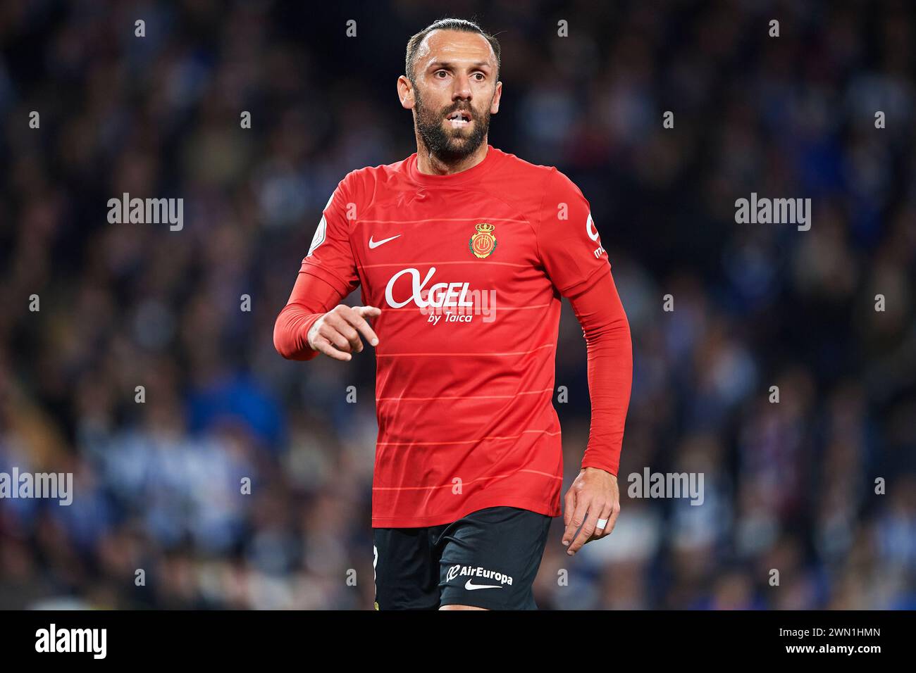Vedat Muriqi of RCD Mallorca looks on during the Copa El Rey match ...
