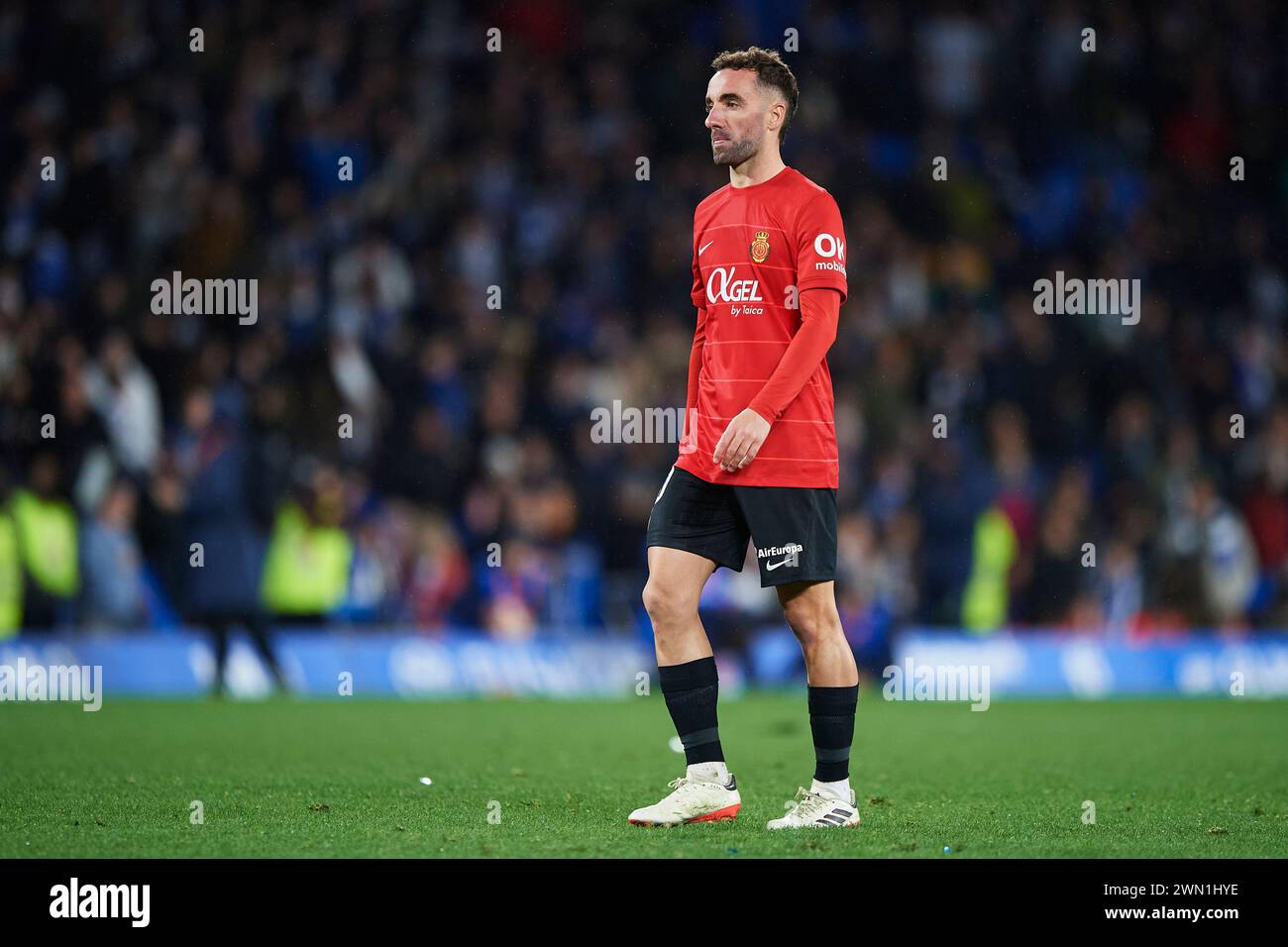 Sergi Darder of RCD Mallorca looks on during the Copa El Rey match ...