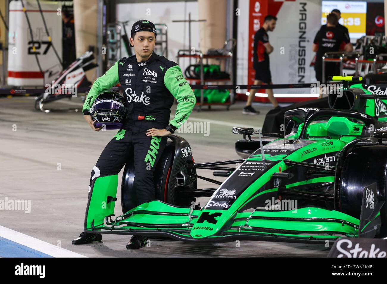 ZHOU Guanyu (chi), Stake F1 Team Kick Sauber C44, portrait during the Formula 1 Gulf Air Bahrain ...