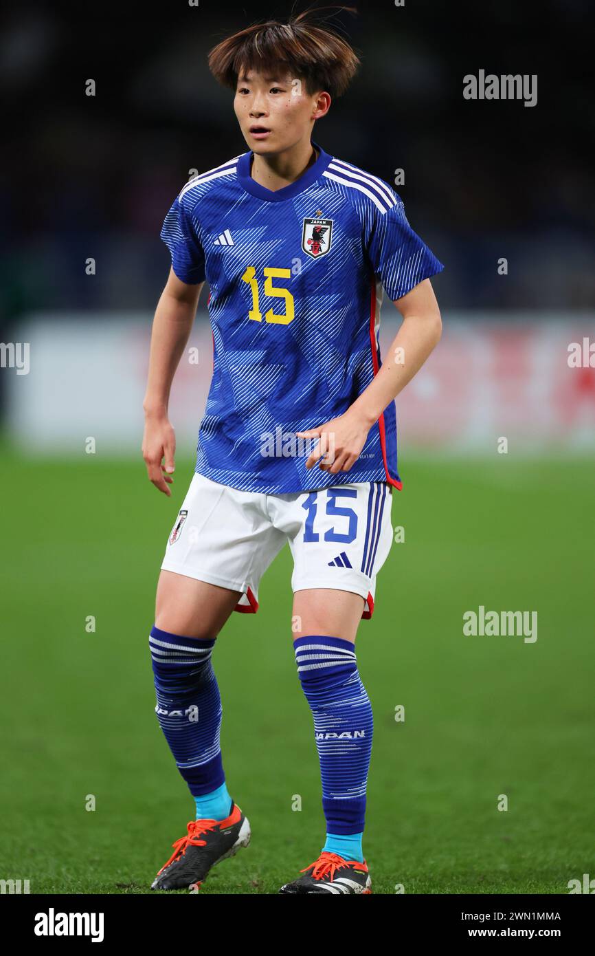Tokyo, Japan. 28th Feb, 2024. Aoba Fujino (JPN) Football/Soccer : AFC ...