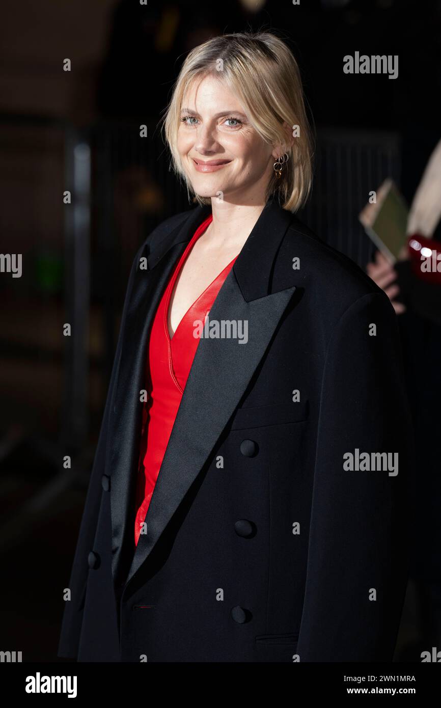 Melanie Laurent arrives for the Balmain Fall/Winter 2024-2025 ready-to ...