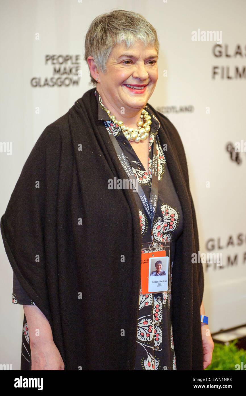 Glasgow, Scotland, UK. 28th Feb, 2024. GFF Director, Allison Gardner ...