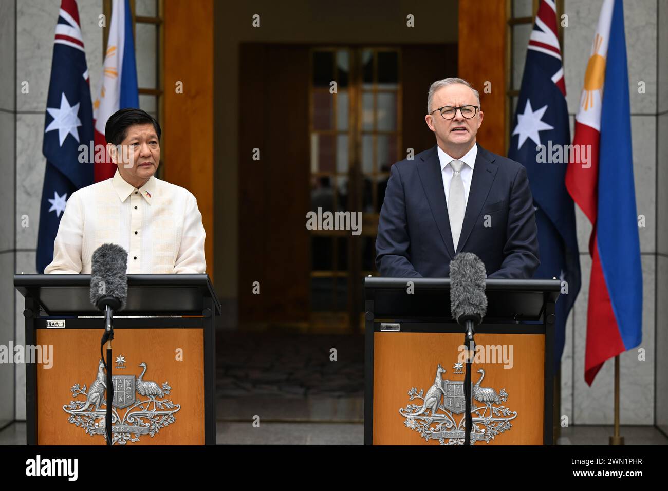 Canberra, Australia. 29th Feb, 2024. Australian Prime Minister Anthony ...