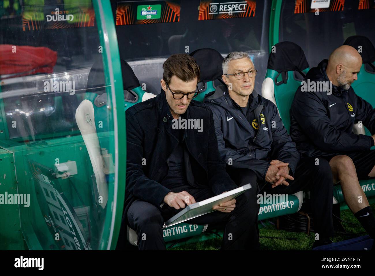 Raphael Wicky during UEFA Europa League 23/24 game between Sporting CP ...