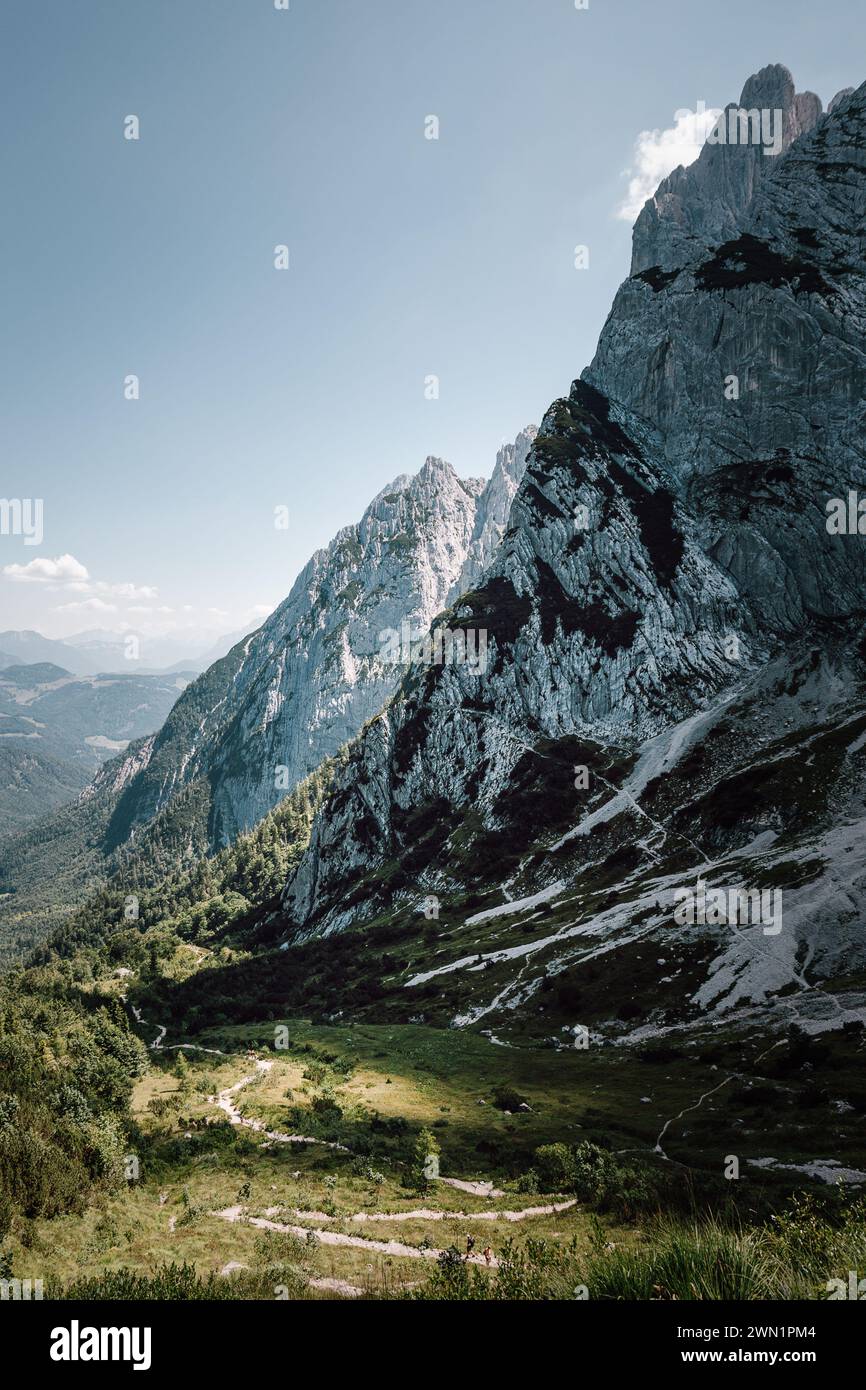 A Summer Day in the Mountains of the Tyrolean Alps Stock Photo - Alamy