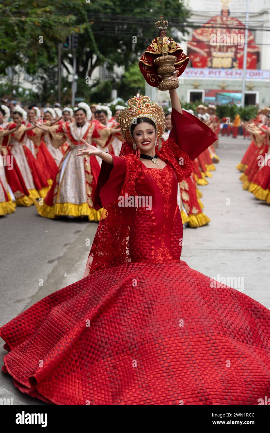 Sunday 14th January 2024, Cebu City, Philippines. A contingent group ...
