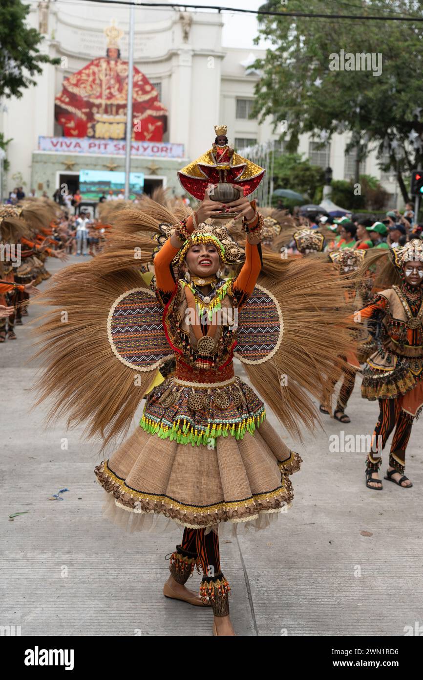 Sunday 14th January 2024, Cebu City, Philippines. A contingent group ...