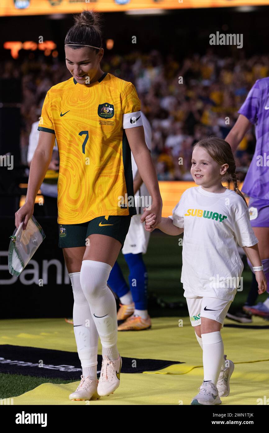 Melbourne, Australia, 28 February, 2024. Steph CATLEY of Team Australia ...