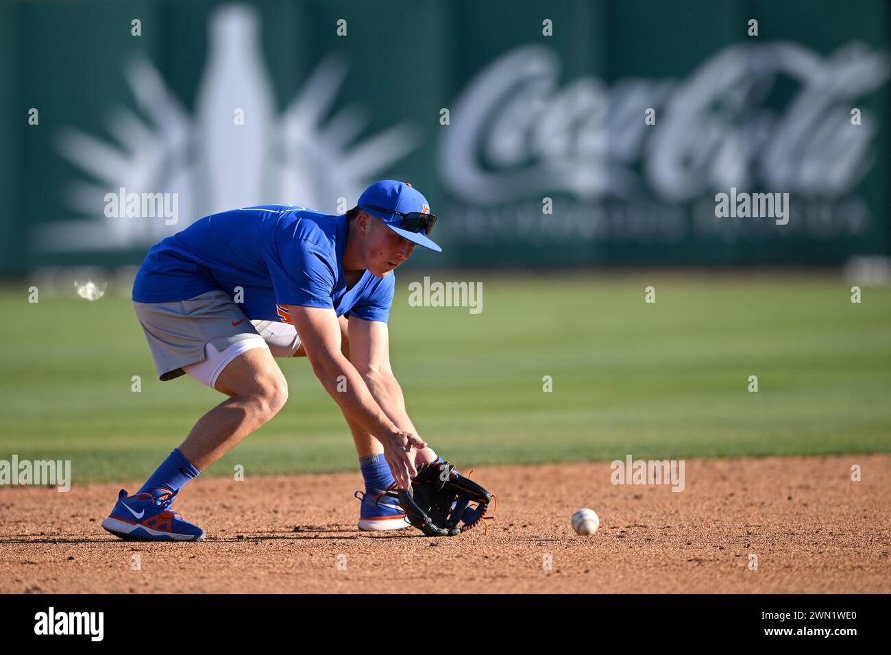 Florida's Colby Shelton (10) before an NCAA college baseball game ...
