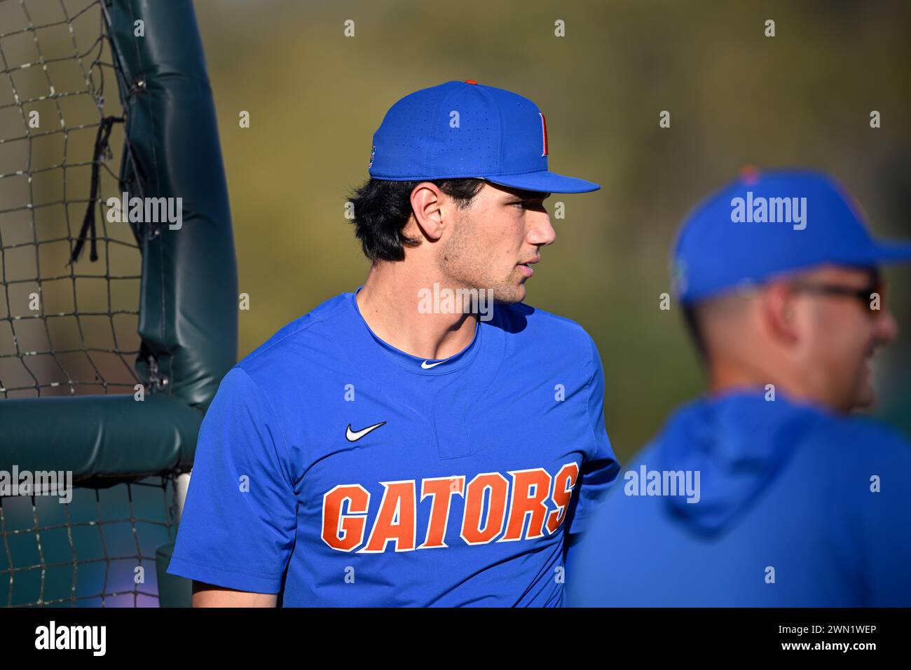Florida's Jac Caglianone (14) before an NCAA college baseball game ...