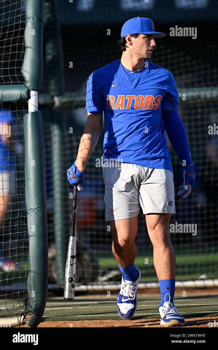 Florida's Jac Caglianone (14) before an NCAA college baseball game ...