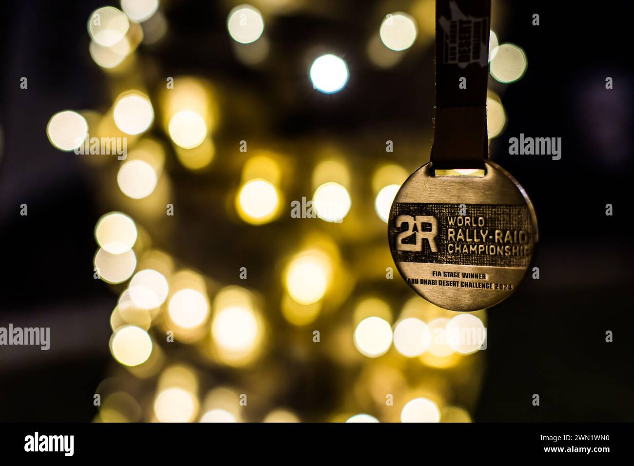 Medaille, medal FIA Stage Winner during the Stage 2 of the 2024 Abu ...