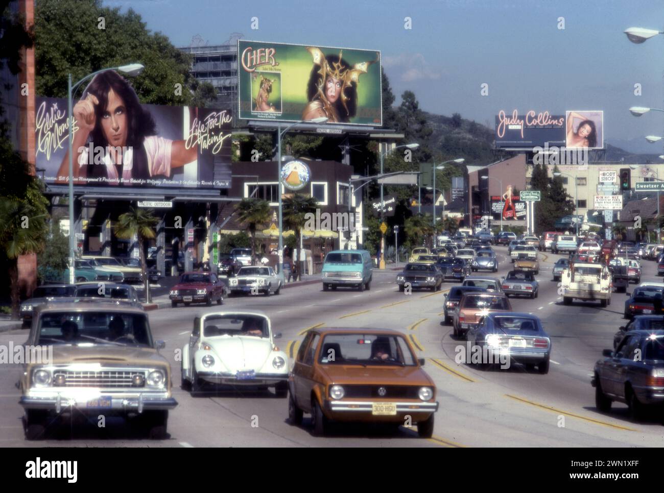 Cartello Di Hollywood 1980