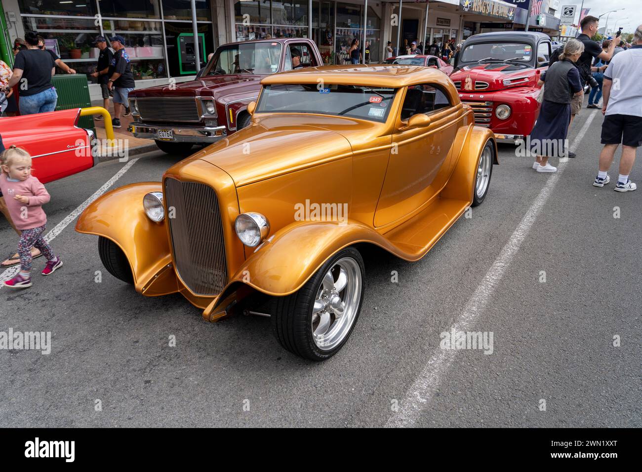 Classic Vintage, Custom, American Cars on display in Taranaki New ...