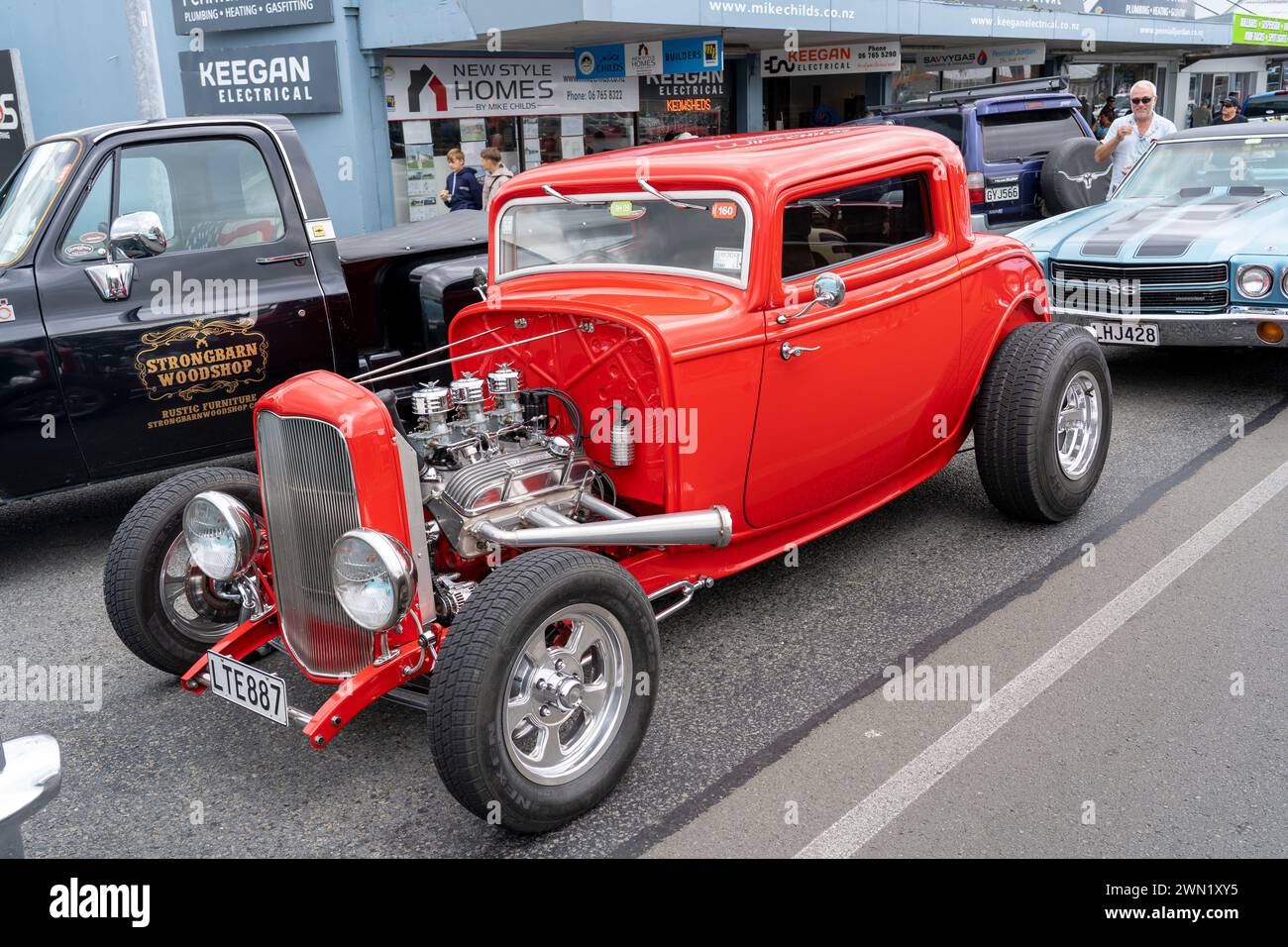 Classic Vintage, Custom, American Cars on display in Taranaki New ...