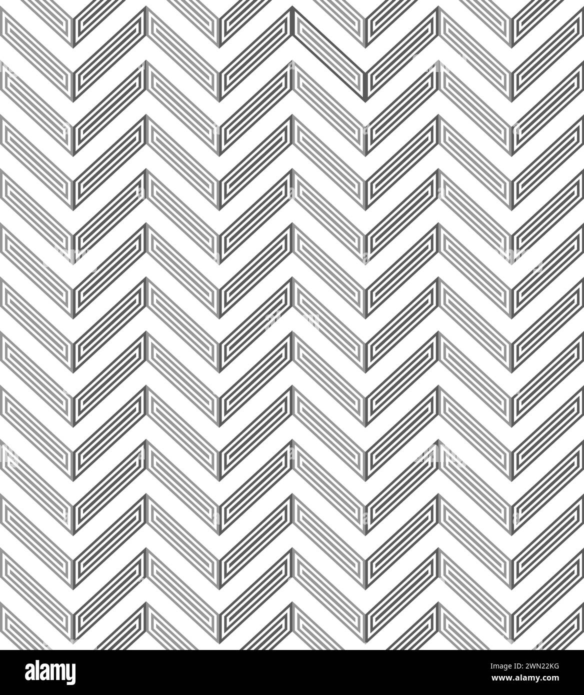 The geometric pattern with wavy lines. Seamless vector background ...