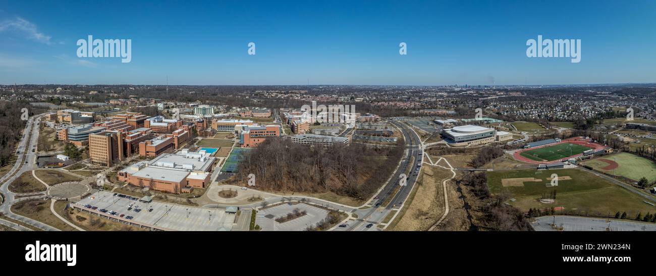 Aerial View Of University Of Maryland Baltimore County Umbc Catonsville