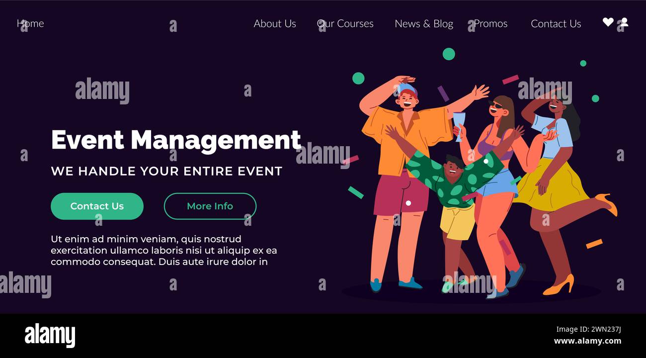 Event coordination Stock Vector Images - Alamy