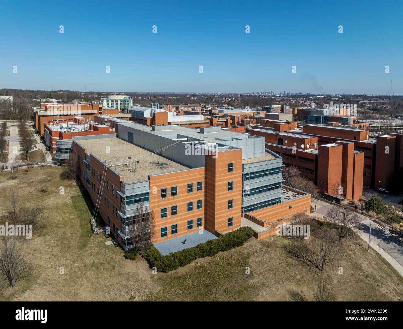 Aerial View Of University Of Maryland Baltimore County Umbc Catonsville