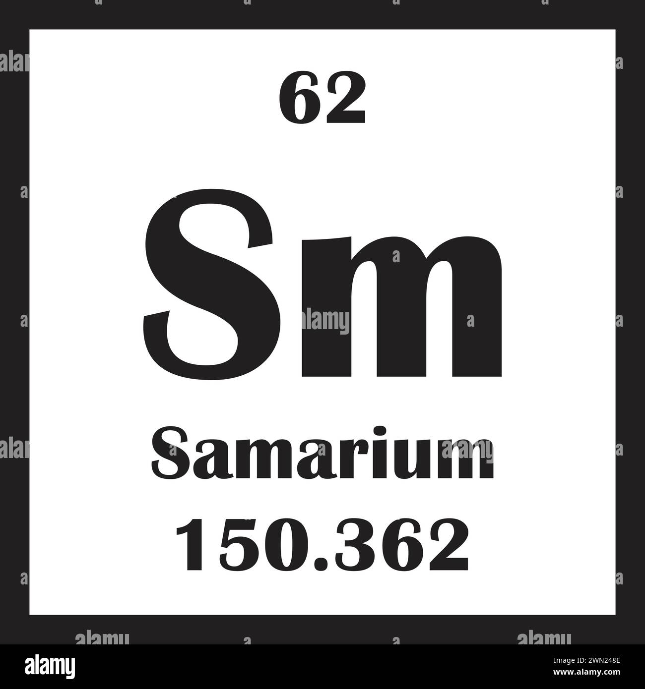 Samarium atom Stock Vector Images - Alamy
