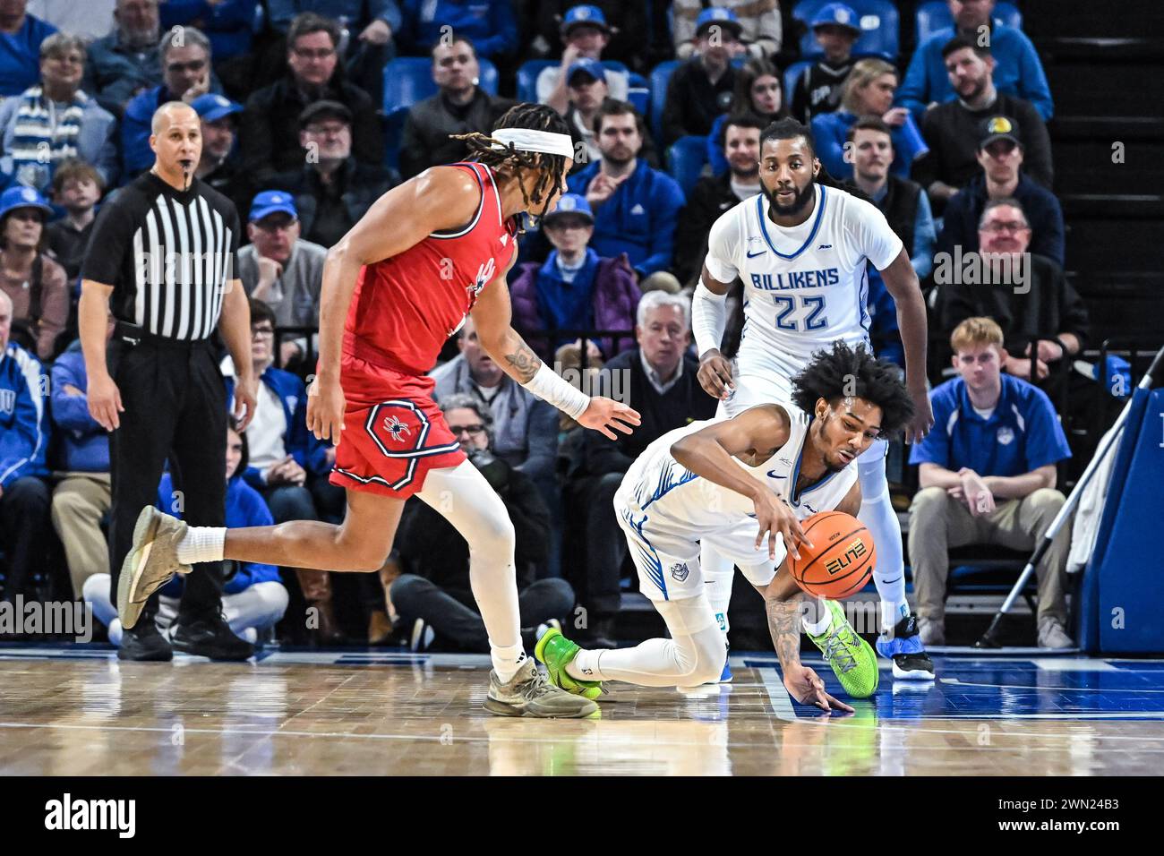 FEBRUARY 28, 2024: Saint Louis Billikens guard Larry Hughes II (2 ...