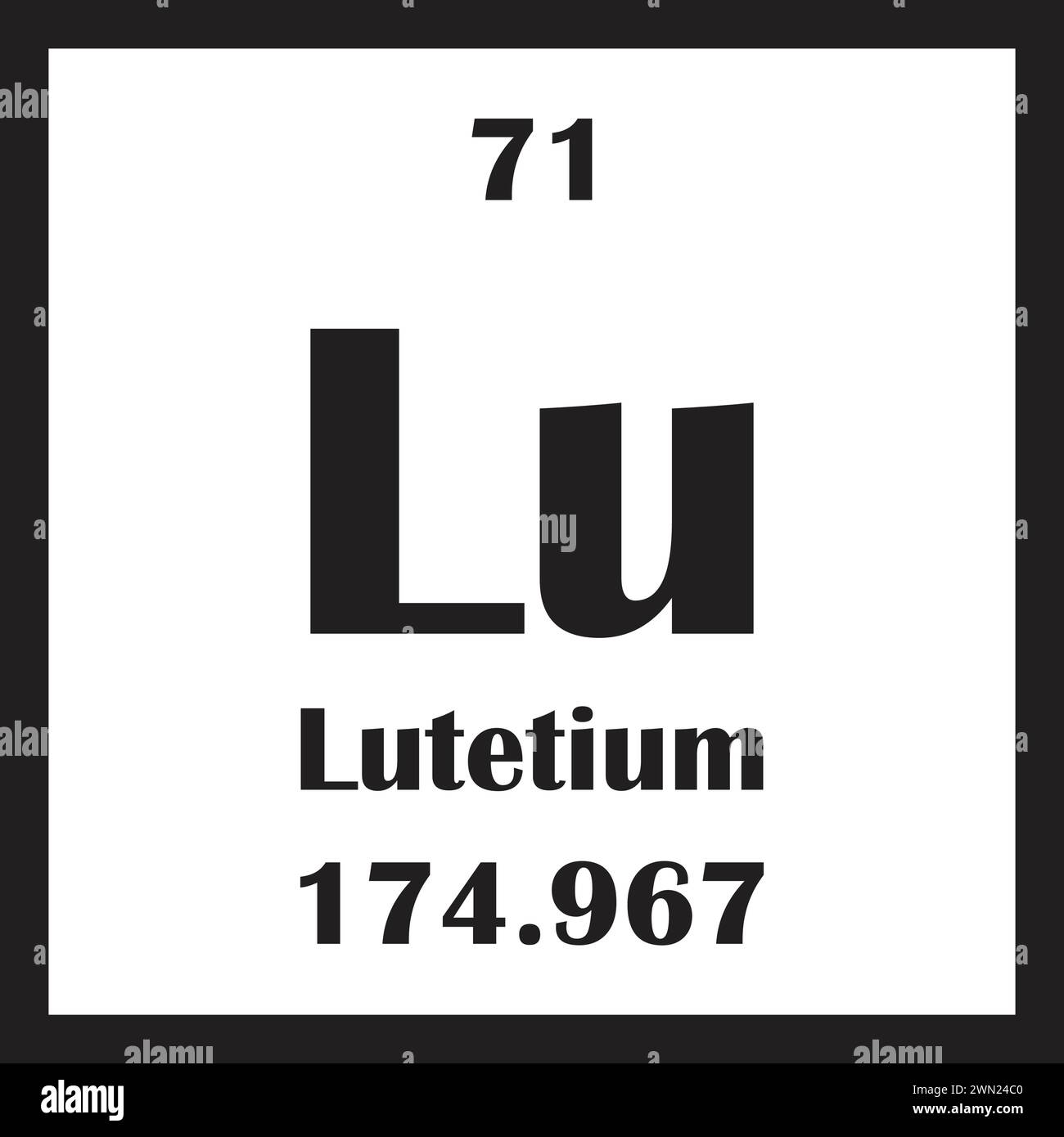 Lutetium vector vectors hi-res stock photography and images - Alamy