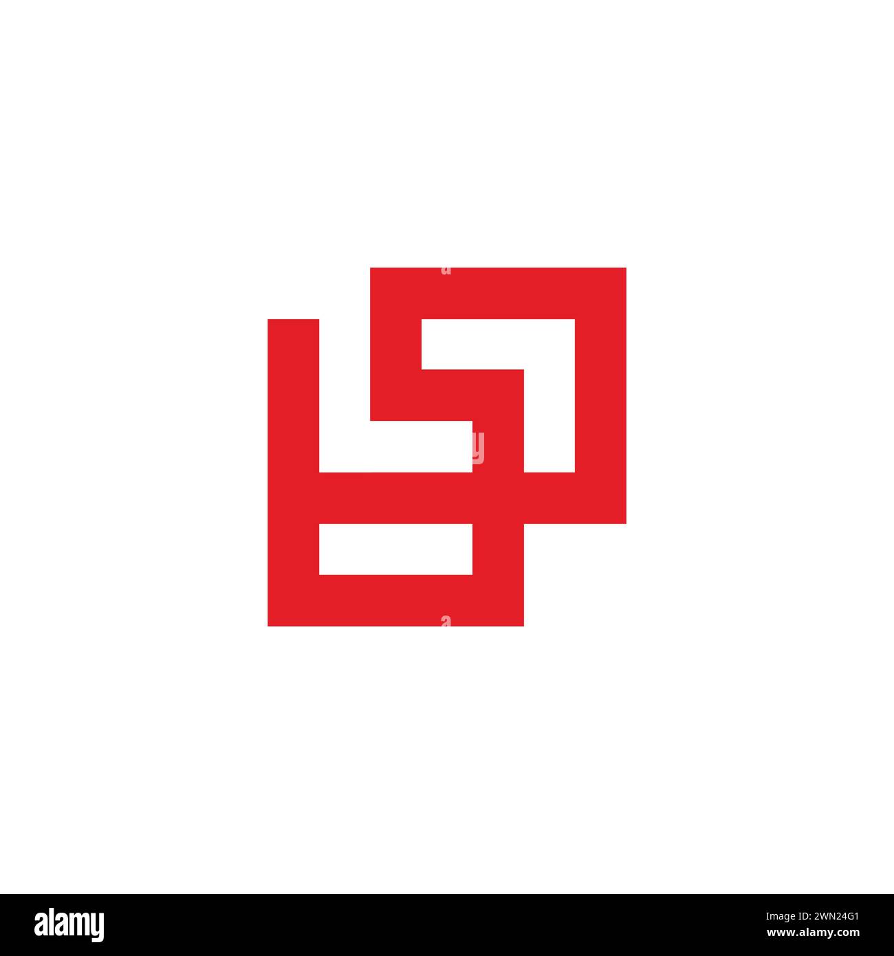 letter b infinity geometric arrow line logo vector Stock Vector Image ...