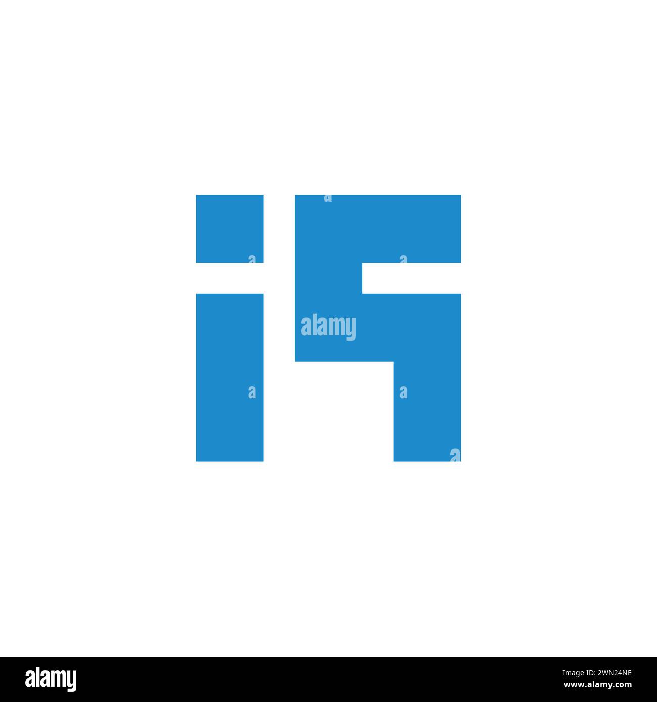 letter iq simple geometric logo vector Stock Vector Image & Art - Alamy