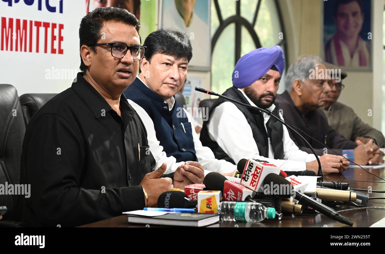 NEW DELHI, INDIA - FEBRUARY 28: Delhi State President Arvinder Singh ...