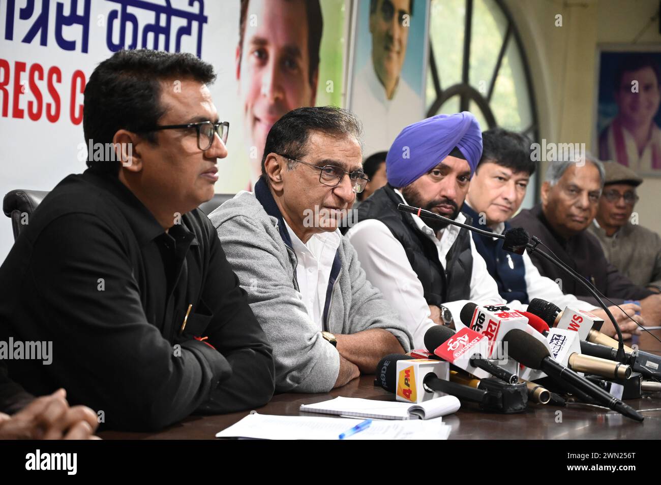 NEW DELHI, INDIA - FEBRUARY 28: Delhi State President Arvinder Singh ...