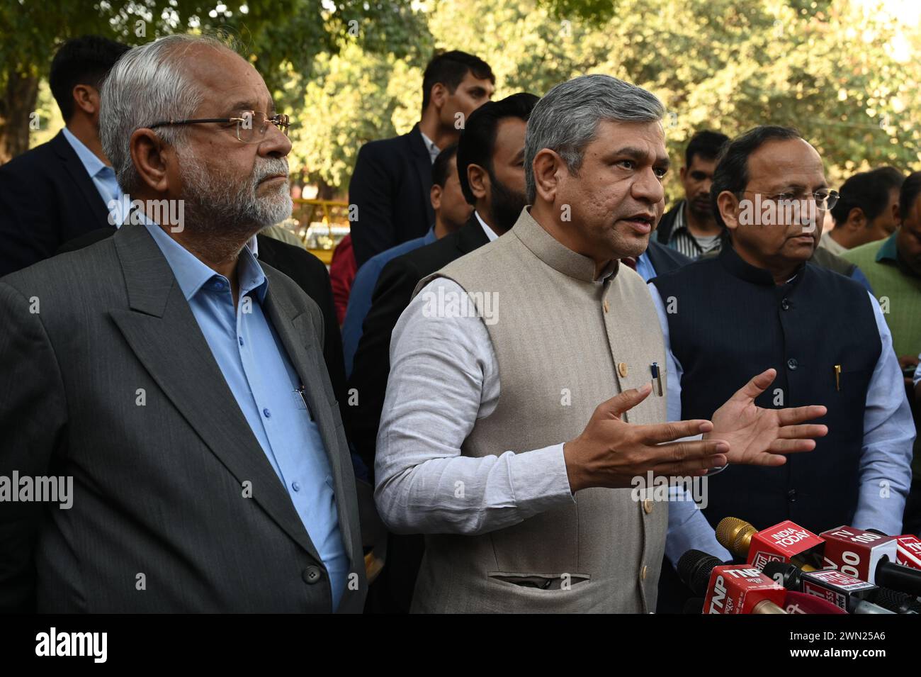 NEW DELHI, INDIA - FEBRUARY 28: BJP delegation lead Minister of ...